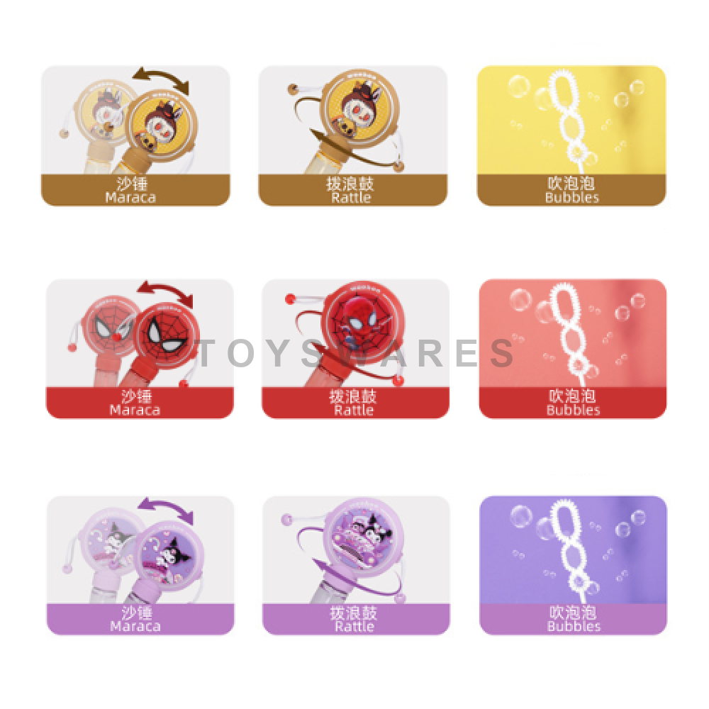 Spider Labubu Hero Bubble Sticks For Theme Birthday Party Favours ...
