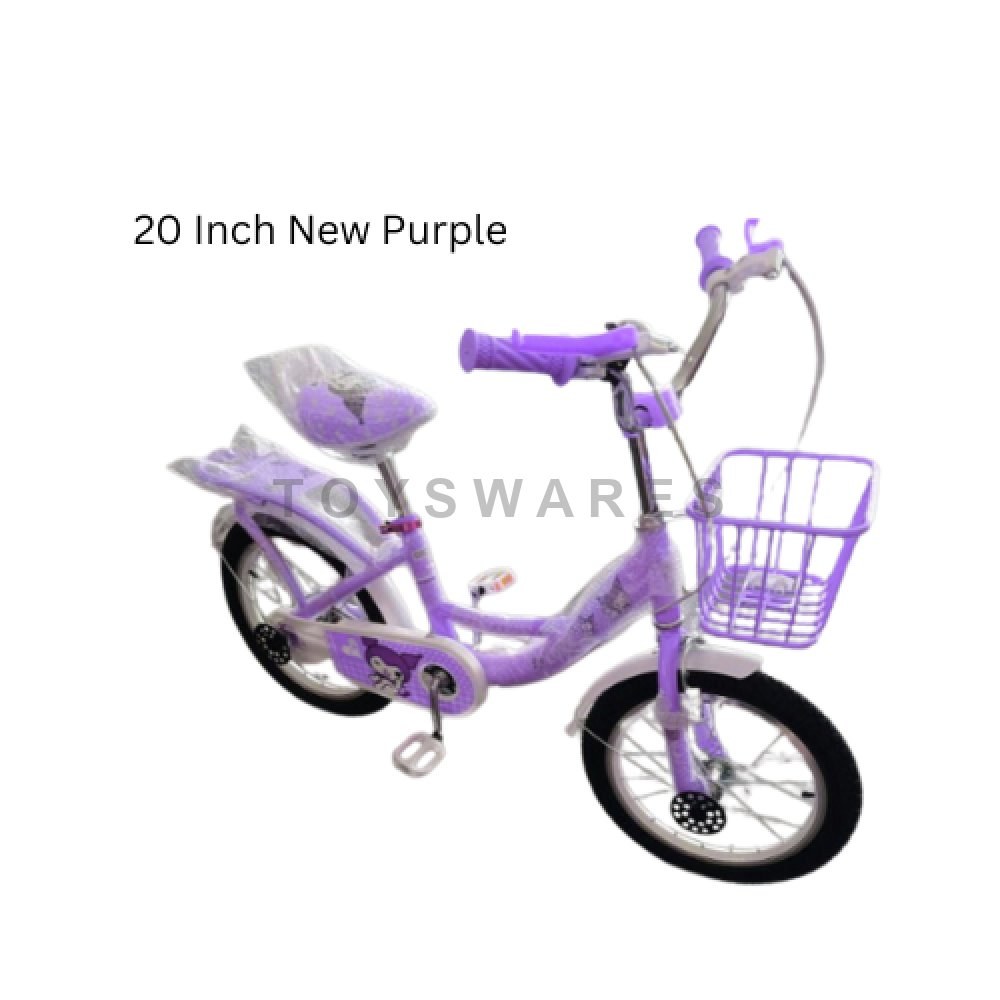 Kids Two-Seater Frozen Kuromi Bicycle With Tumbler 12 16 20 Inch ...