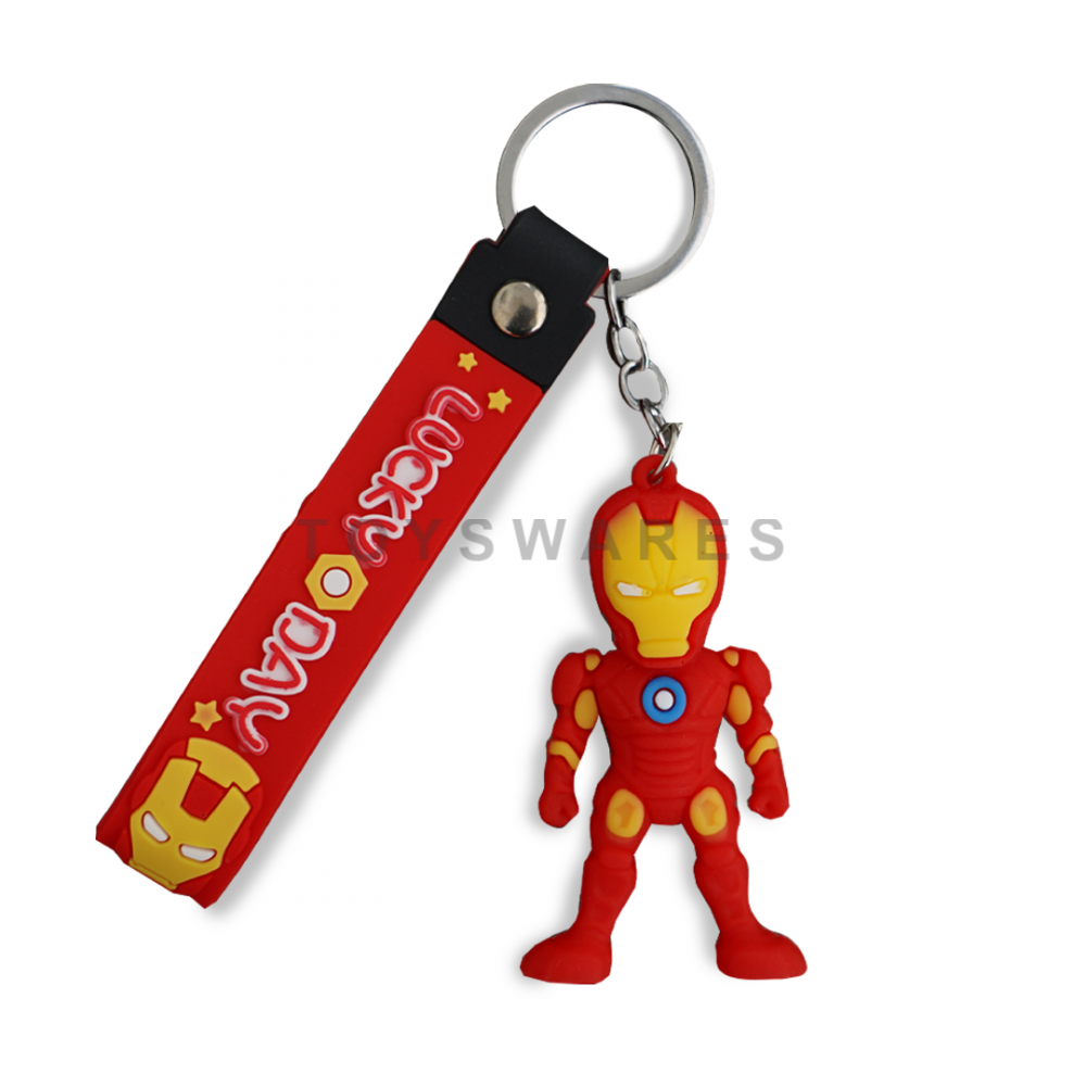 Superhero Character Keychain For Collection Gift Iron man