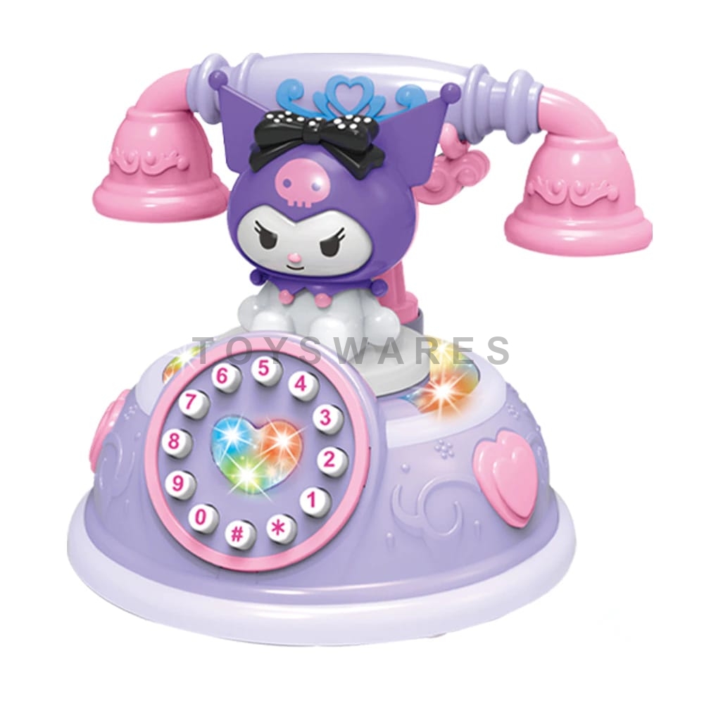 Classic Telephone Toys With Light And Songs Kuromi