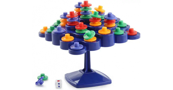 Tip Topple Board Game Family Friend Fun Balancing Board Game
