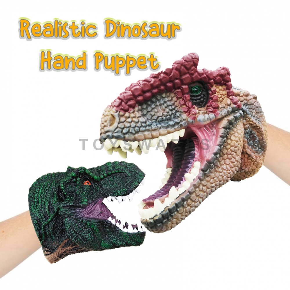 Realistic Dinosaur Hand Puppet Collection