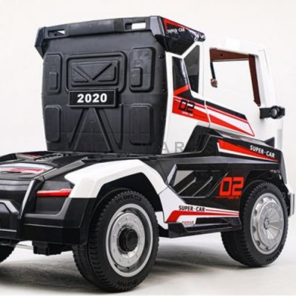 New Kids Ride On Truck 12V Remote Control Leather Seat Electric Lorry ...
