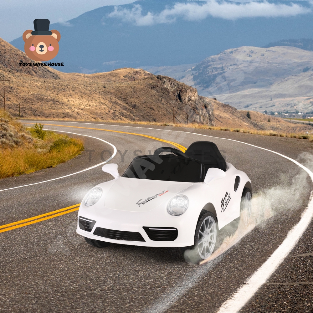 Porsche Children Electric Ride On Kids Car Remote Car / Kereta Mainan ...
