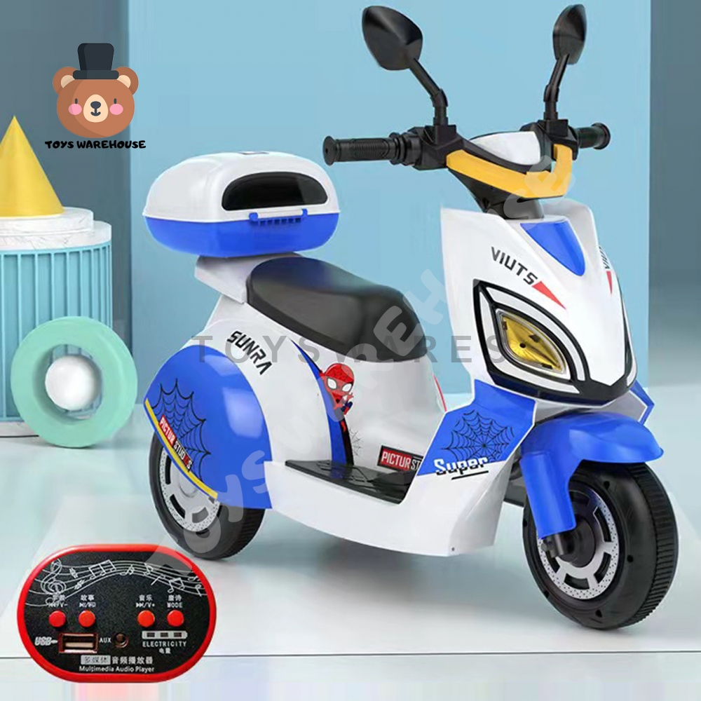 ELECTRIC RIDE ON MOTORBIKE FOR KID Rechargeable Bike Kids Motorcycle ...