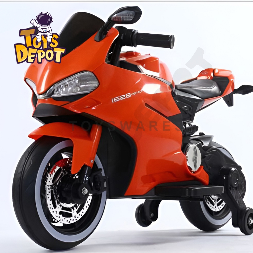 SPORTY LOOK SUPERBIKE KIDS RIDE ON ELECTRIC 12V MOTORCYCLE WITH LIGHTS ...