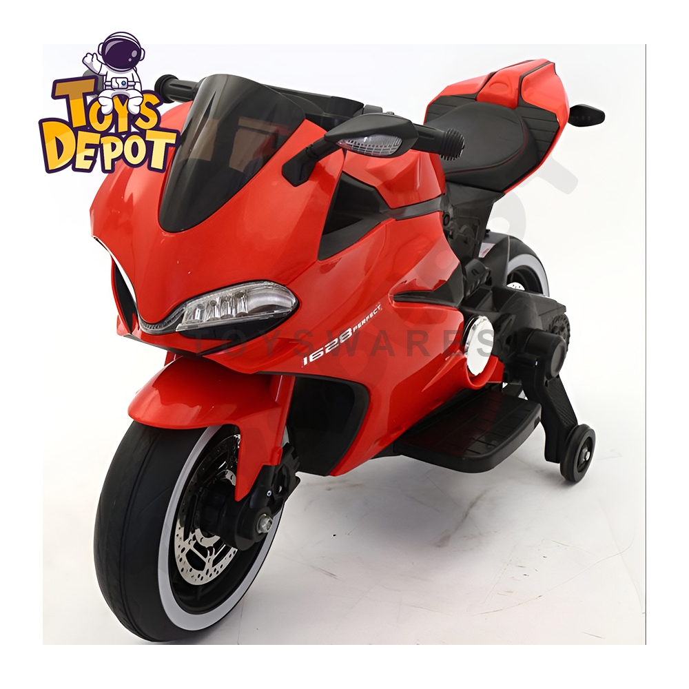 SPORTY LOOK SUPERBIKE KIDS RIDE ON ELECTRIC 12V MOTORCYCLE WITH LIGHTS ...