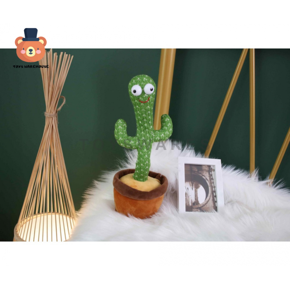 Happy Dancing Cactus Dance Toy 120 Songs Swing Twisted Electric Plush ...