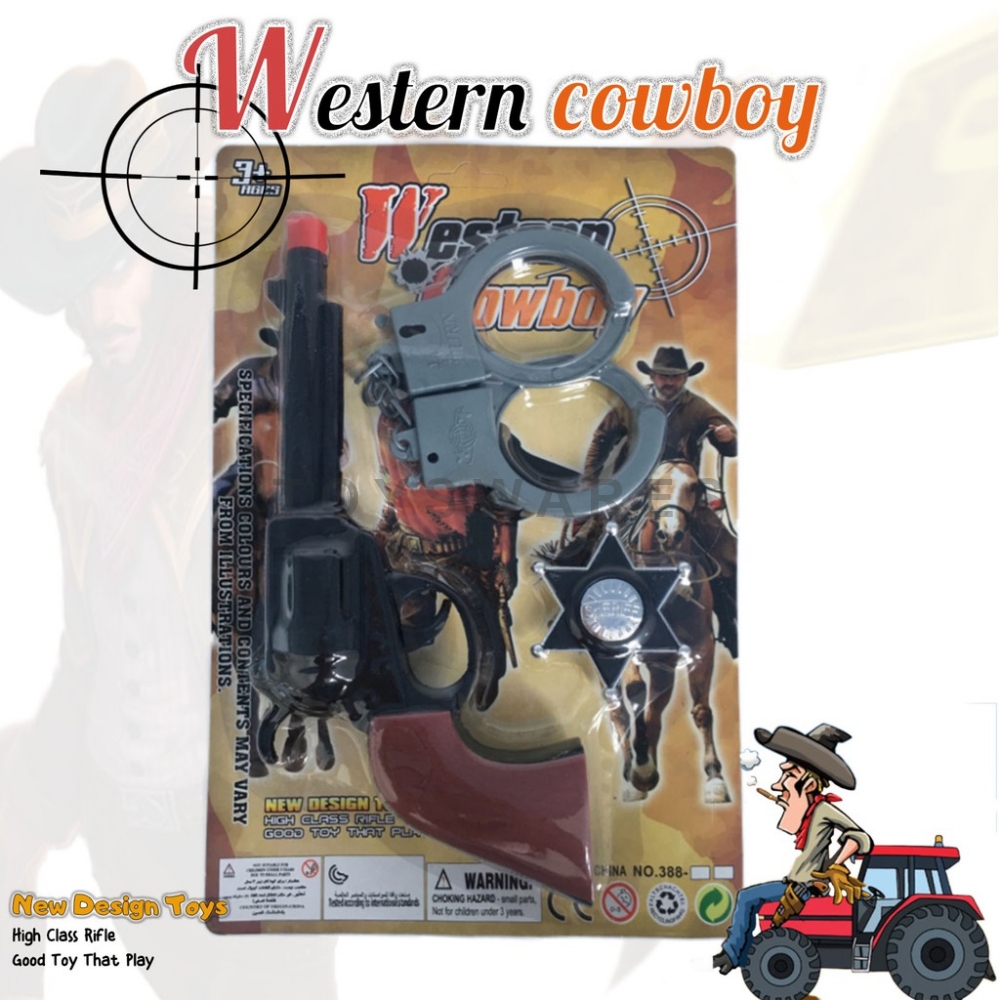 Ready Stock | Realistic Toys Set Cowboy Roleplay Pretend Play Gun Set ...