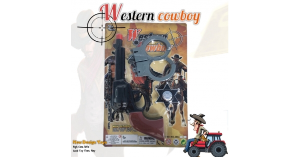 Ready Stock | Realistic Toys Set Cowboy Roleplay Pretend Play Gun Set ...