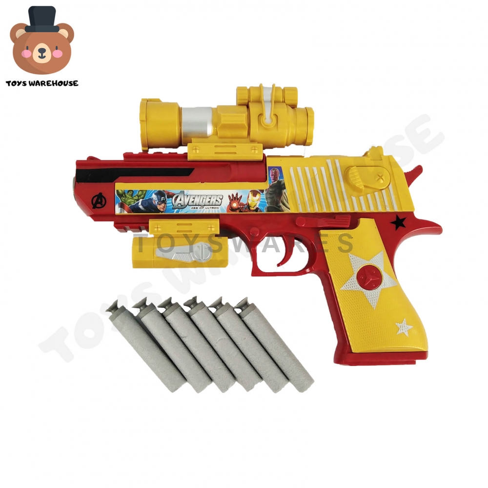 Superhero Series Theme Soft Bullet Blasters