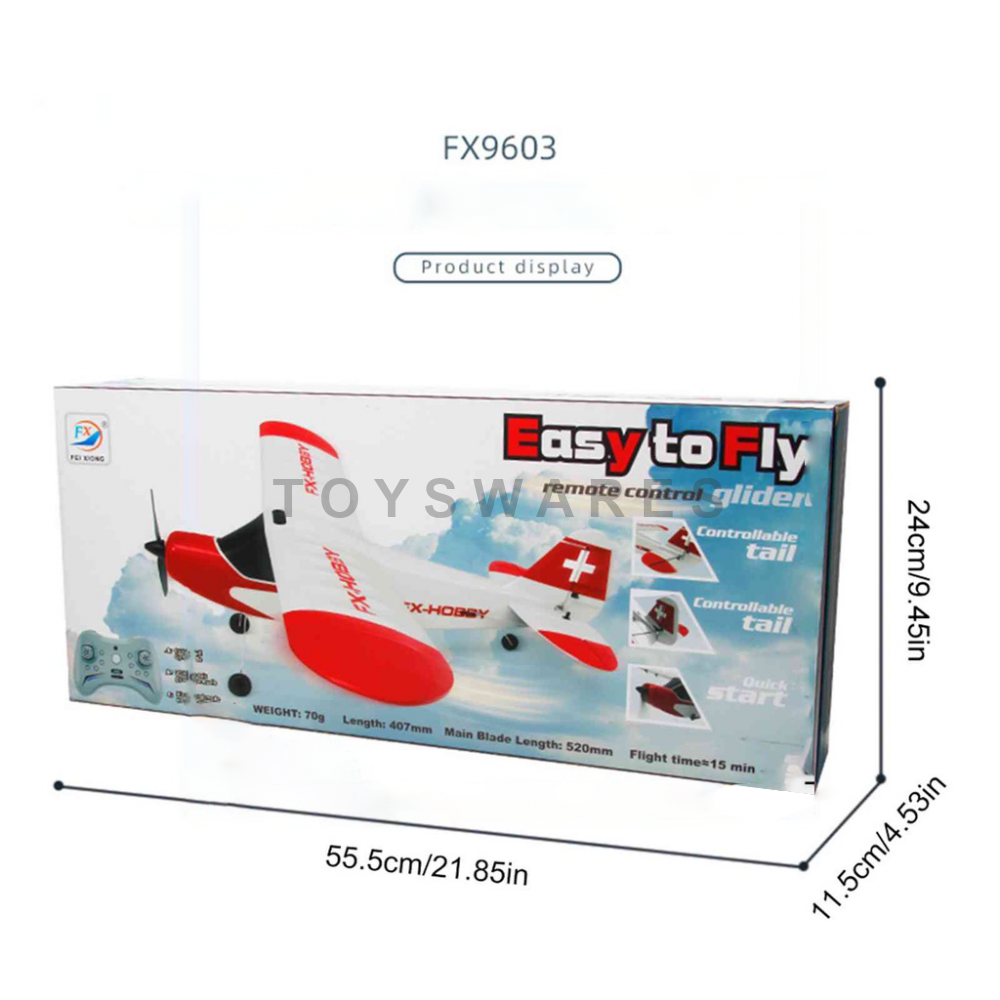 Remote Control Flying Model Plane 3CH Outdoor Remote Control Plane With ...