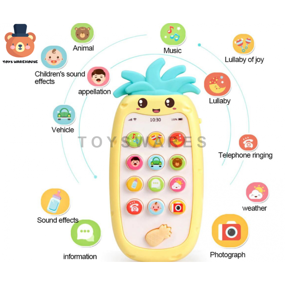 Multi Colour Musical Phone Car Toy With Music And Light Projector ...