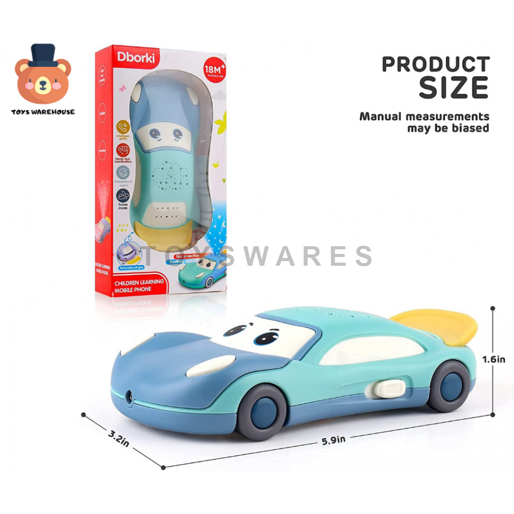 Multi Colour Musical Phone Car Toy With Music And Light Projector ...