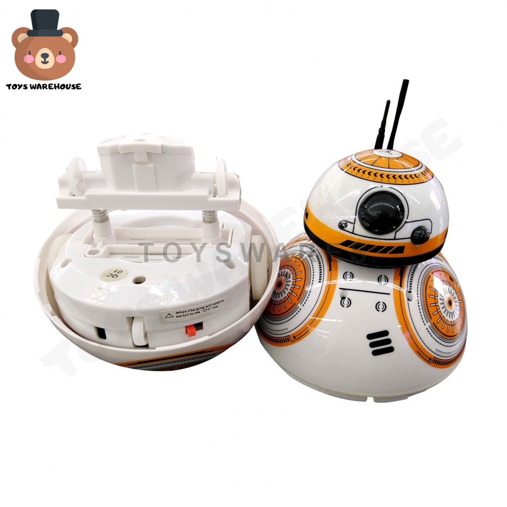 Galactic Wars BB8 Robot Ball Intelligent Upgrade RC Ball 2.4G Remote ...