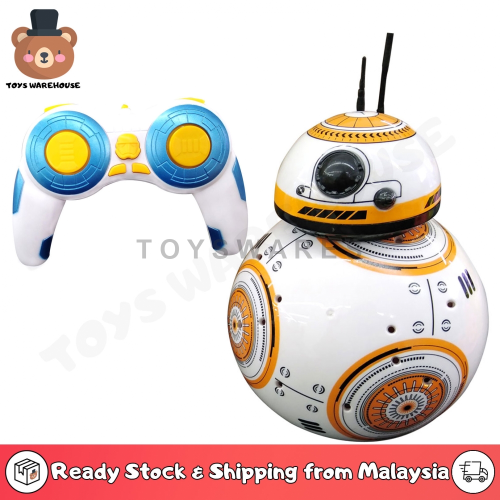 Galactic Wars BB8 Robot Ball Intelligent Upgrade RC Ball 2.4G Remote ...