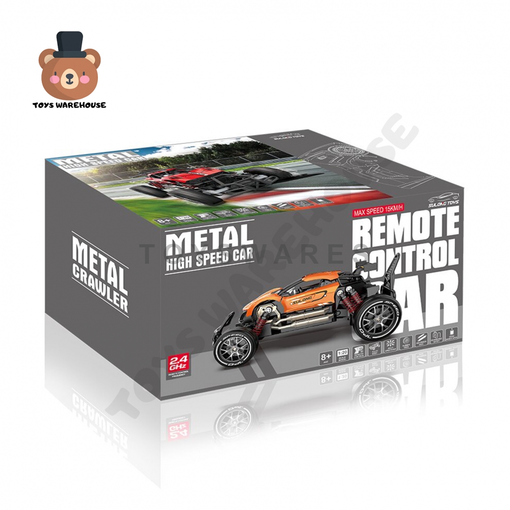 Metal High Speed Remote Controlled Car Max Speed 15KM/H 1:20 Scale 2.4GHz