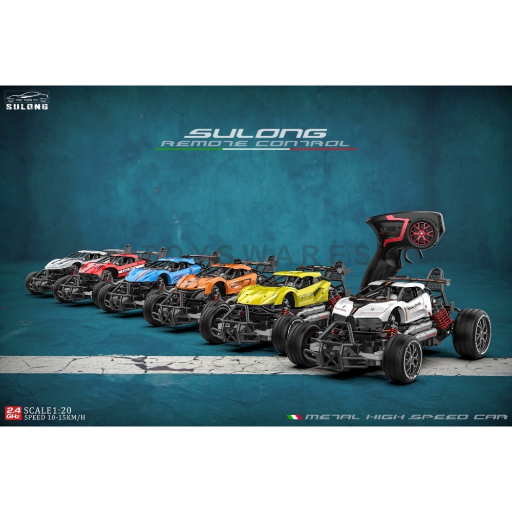 Metal High Speed Remote Controlled Car Max Speed 15KM/H 1:20 Scale 2.4GHz
