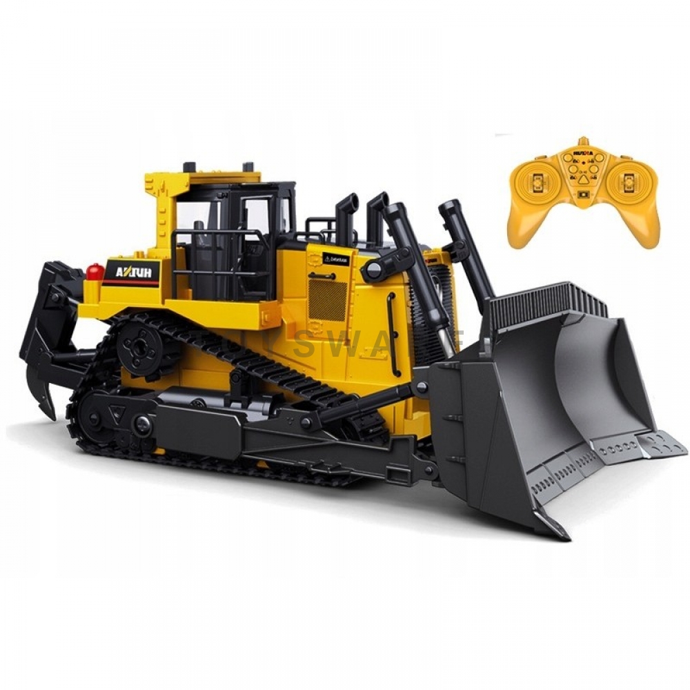 Huina 1554 RC Track Bulldozer Scale 1:16 Remote Control Construction RC ...
