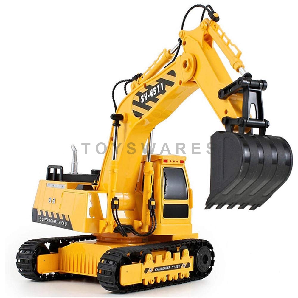 DOUBLE E511-003 SY-E511 EXCAVATOR RC, 1/20 2.4G 8CH RC EXCAVATOR ENGINEERING CONSTRUCTION VEHICLE.