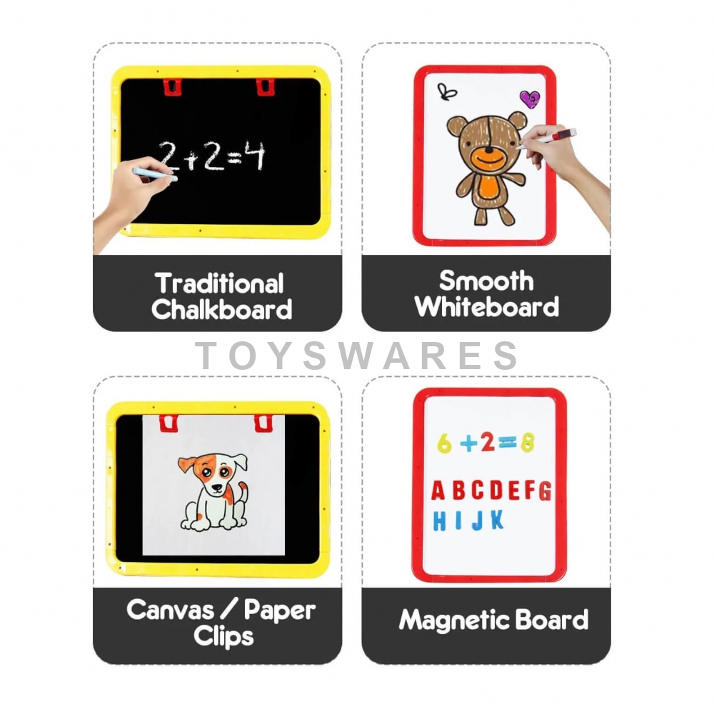 Early Education Whiteboard With Whiteboard Pen and Chalk 26 Numbers ...