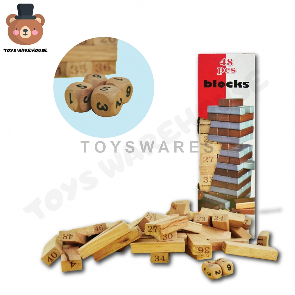 Stacking Family Game Collection (Wooden Stack / Wobbly Worm / UNO Stacko)